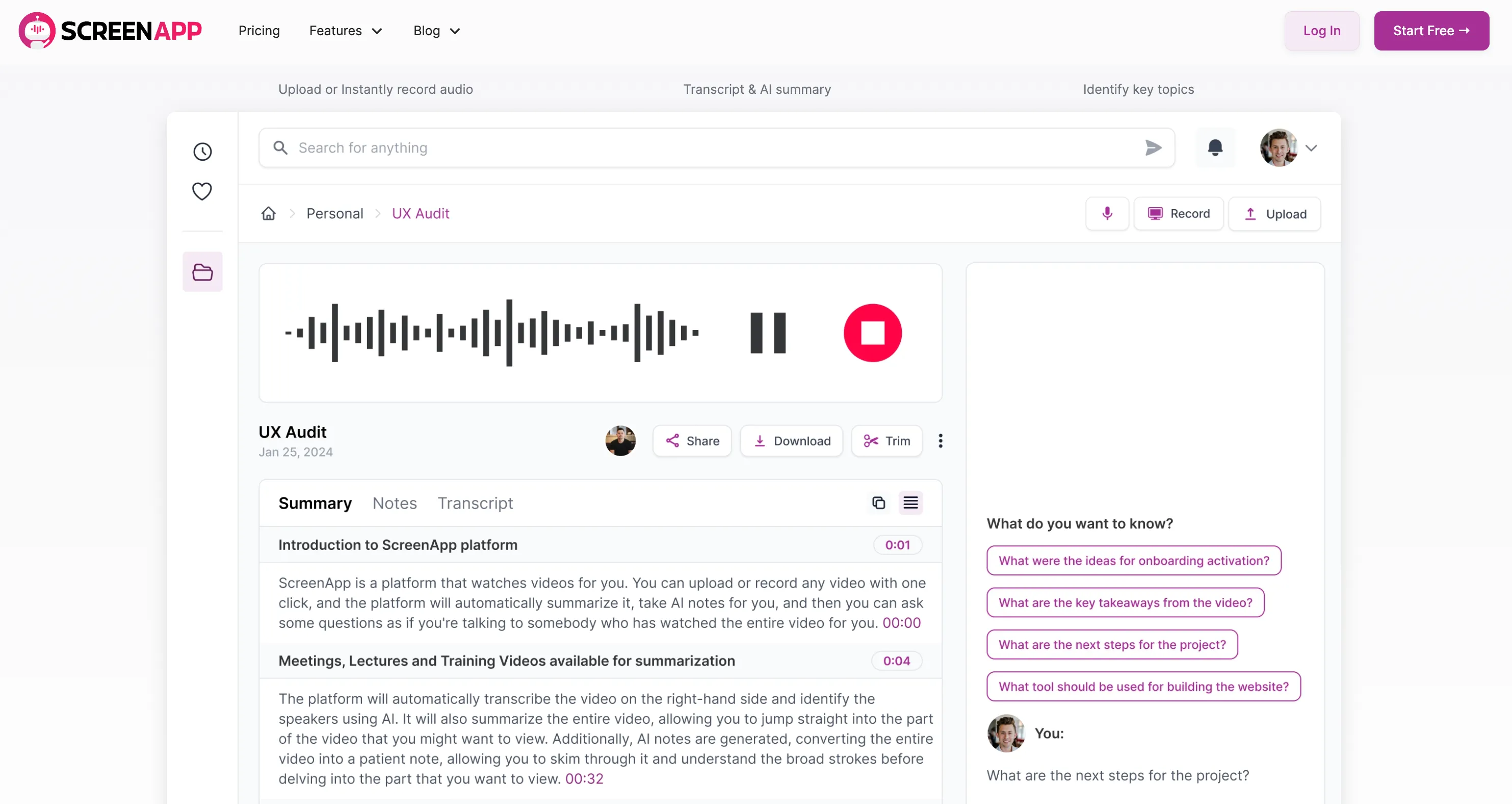 As 10 principais ferramentas de IA para áudio em 2024 | ScreenApp Blog